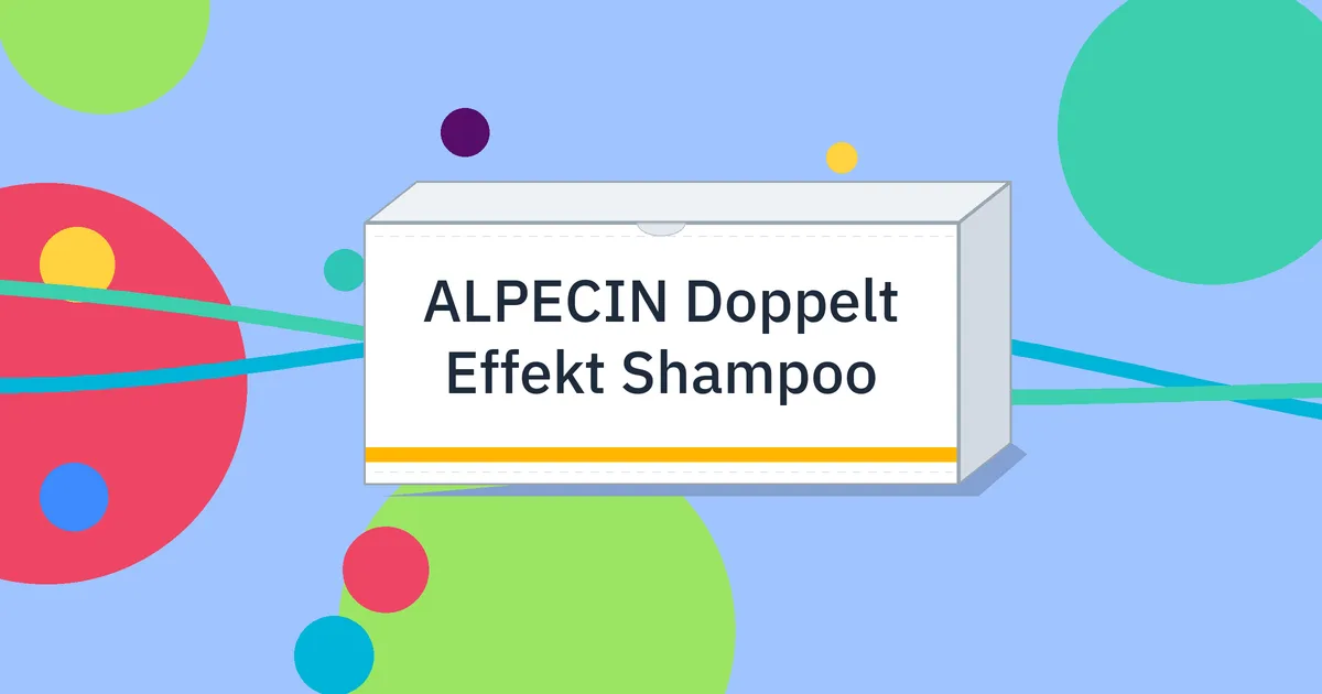Symbolbild: Packung mit der Aufschrift ALPECIN Doppelt Effekt Shampoo (PZN 02181135) – Verfügbarkeit und Bezug in Apotheken in Frankfurt am Main