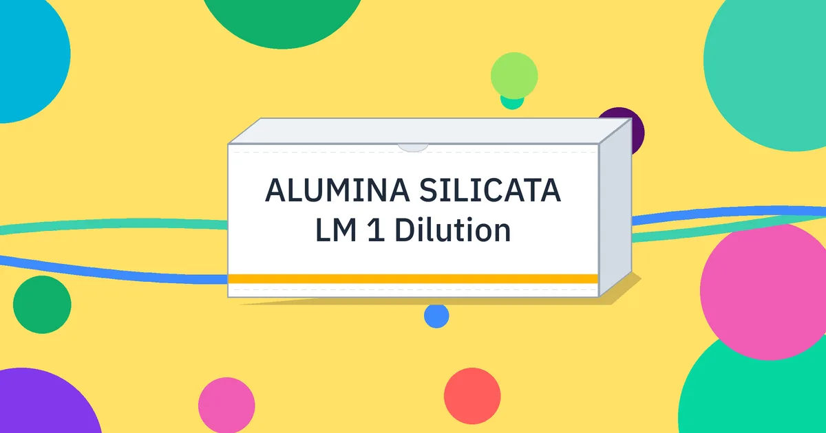 Symbolbild: Packung mit der Aufschrift ALUMINA SILICATA LM 1 Dilution (PZN 12758759) – Verfügbarkeit und Bezug in Apotheken in Frankfurt am Main