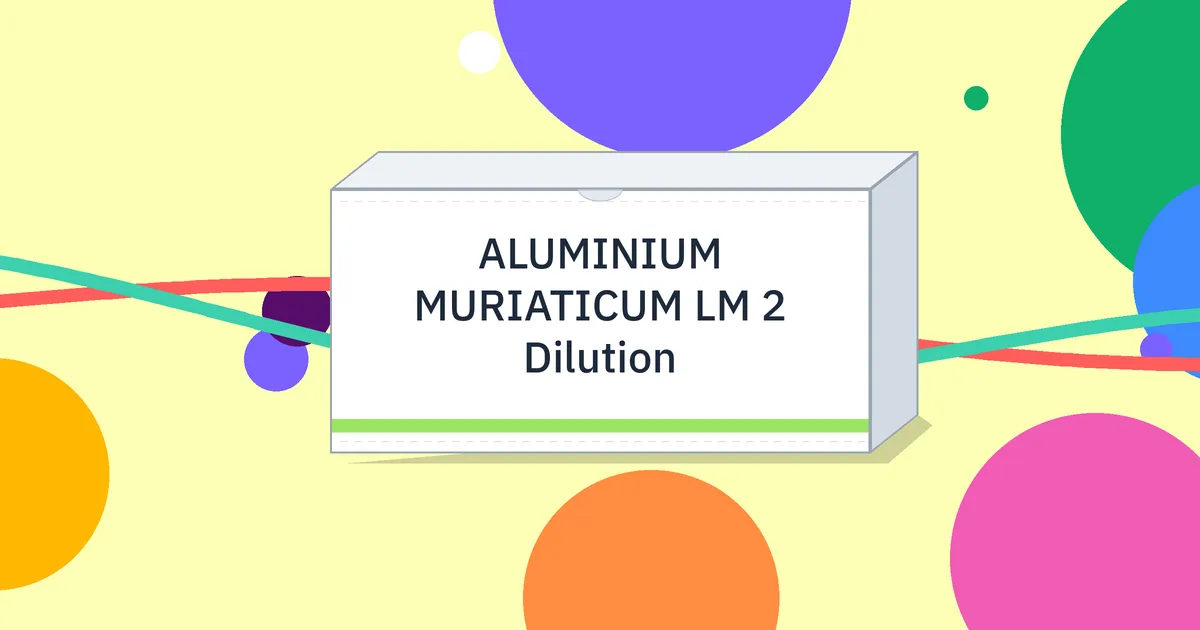 Symbolbild: Packung mit der Aufschrift ALUMINIUM MURIATICUM LM 2 Dilution (PZN 13316584) – Verfügbarkeit und Bezug in Apotheken in Frankfurt am Main