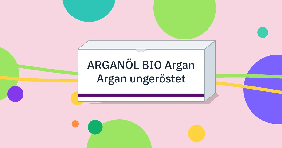 Symbolbild: Packung mit der Aufschrift ARGANÖL BIO Argan Argan ungeröstet (PZN 17260550) – Verfügbarkeit und Bezug in Apotheken in Frankfurt am Main