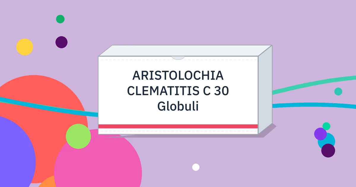 Symbolbild: Packung mit der Aufschrift ARISTOLOCHIA CLEMATITIS C 30 Globuli (PZN 04204739) – Verfügbarkeit und Bezug in Apotheken in Frankfurt am Main
