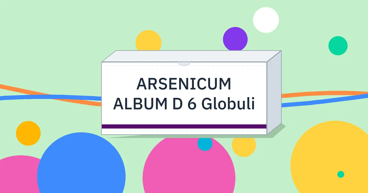 Symbolbild: Packung mit der Aufschrift ARSENICUM ALBUM D 6 Globuli (PZN 01758667) – Verfügbarkeit und Bezug in Apotheken in Frankfurt am Main