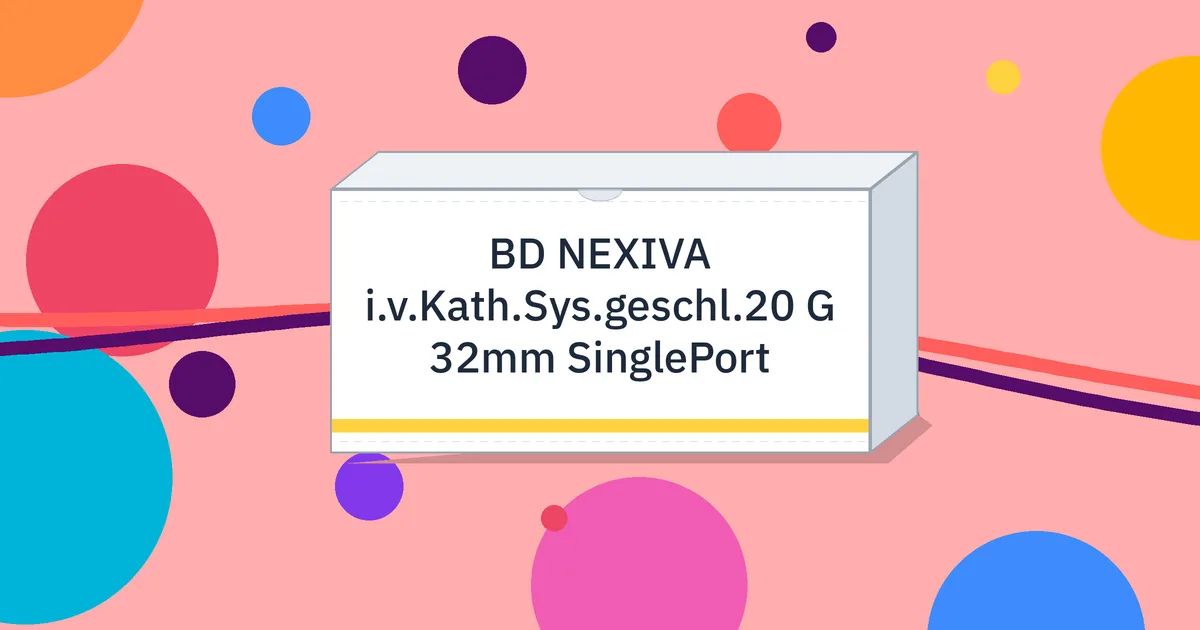 Symbolbild: Packung mit der Aufschrift BD NEXIVA i.v.Kath.Sys.geschl.20 G 32mm SinglePort (PZN 17830160) – Verfügbarkeit und Bezug in Apotheken in Frankfurt am Main