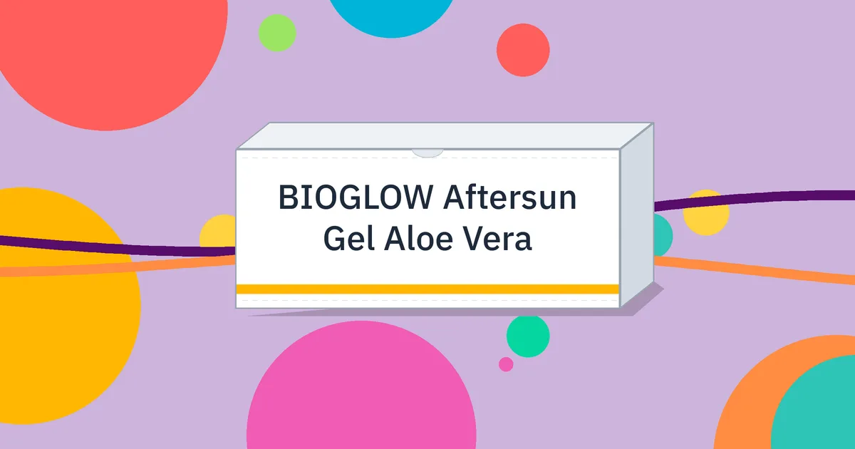 Symbolbild: Packung mit der Aufschrift BIOGLOW Aftersun Gel Aloe Vera (PZN 19927225) – Verfügbarkeit und Bezug in Apotheken in Frankfurt am Main