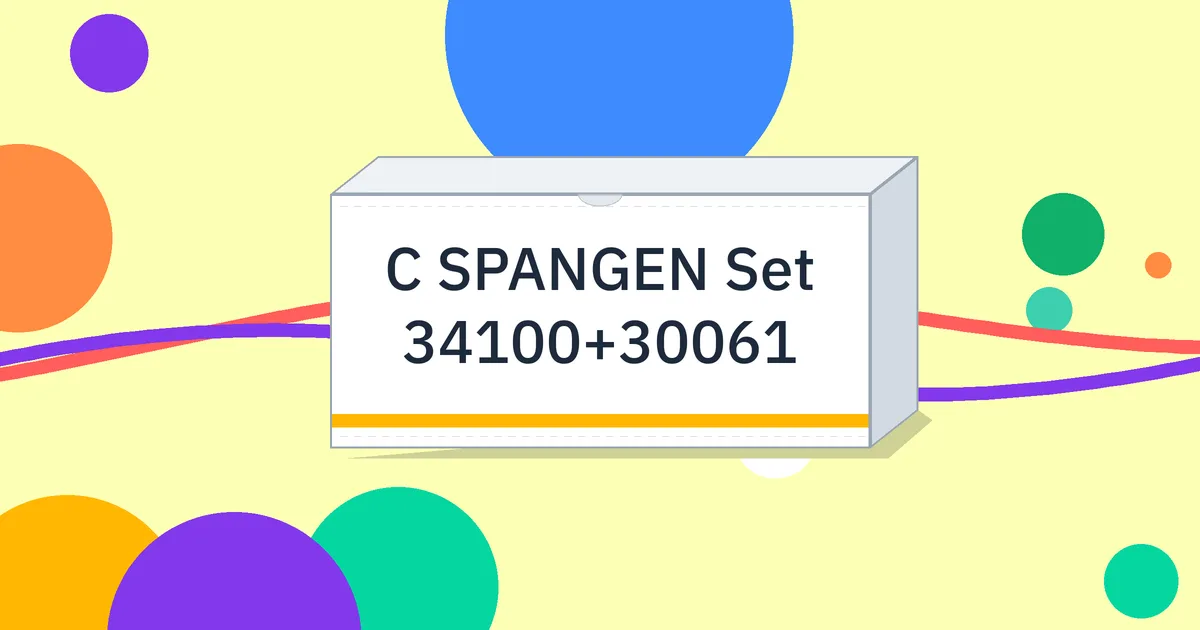 Symbolbild: Packung mit der Aufschrift C SPANGEN Set 34100+30061 (PZN 07599744) – Verfügbarkeit und Bezug in Apotheken in Frankfurt am Main