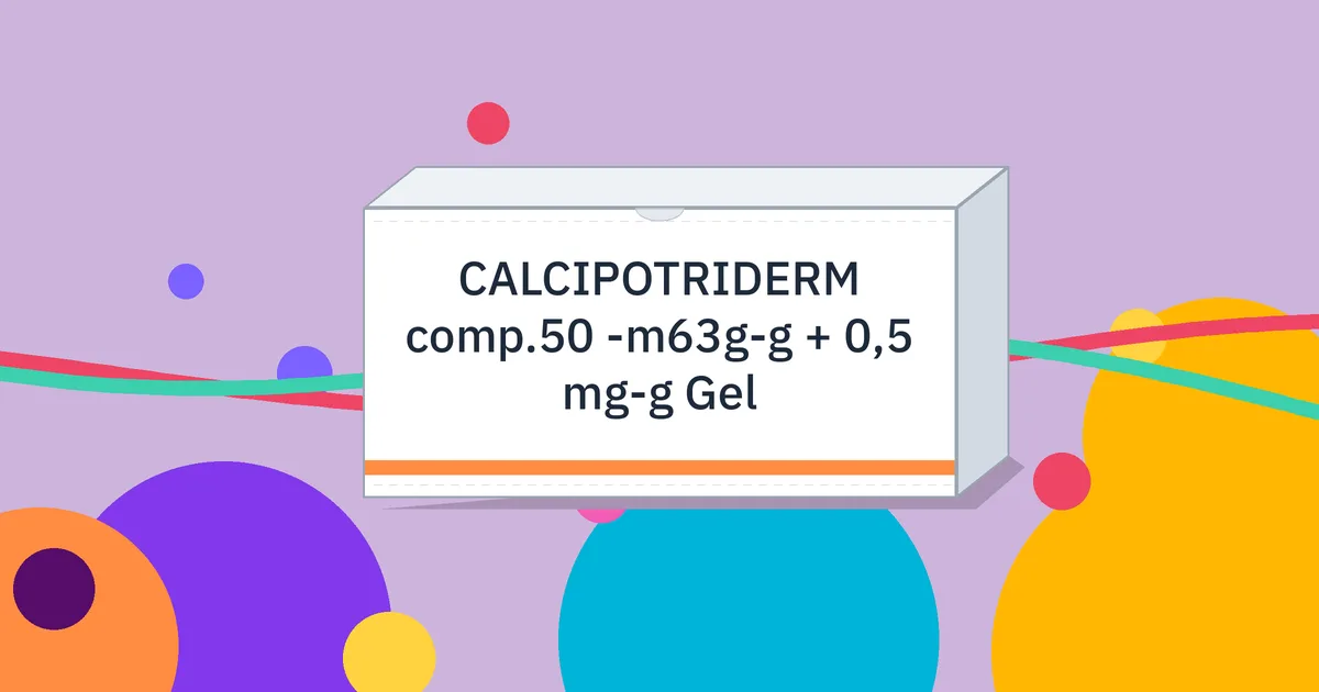 Symbolbild: Packung mit der Aufschrift CALCIPOTRIDERM comp.50 -m63g-g + 0,5 mg-g Gel (PZN 16763734) – Verfügbarkeit und Bezug in Apotheken in Frankfurt am Main