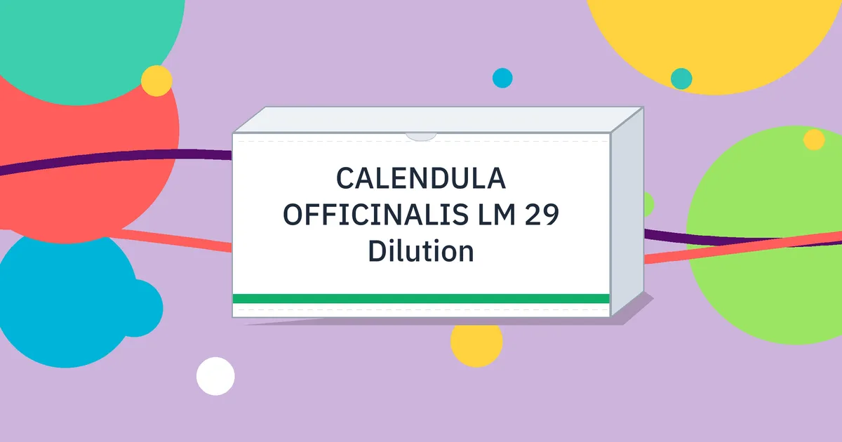 Symbolbild: Packung mit der Aufschrift CALENDULA OFFICINALIS LM 29 Dilution (PZN 12807558) – Verfügbarkeit und Bezug in Apotheken in Frankfurt am Main
