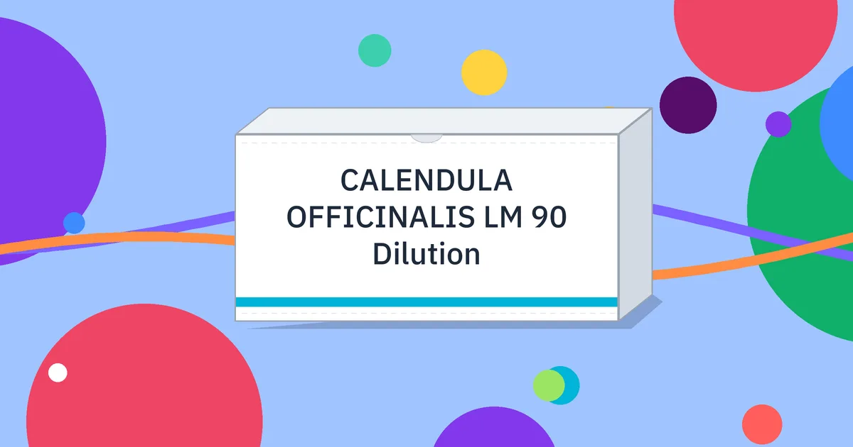 Symbolbild: Packung mit der Aufschrift CALENDULA OFFICINALIS LM 90 Dilution (PZN 12807601) – Verfügbarkeit und Bezug in Apotheken in Frankfurt am Main
