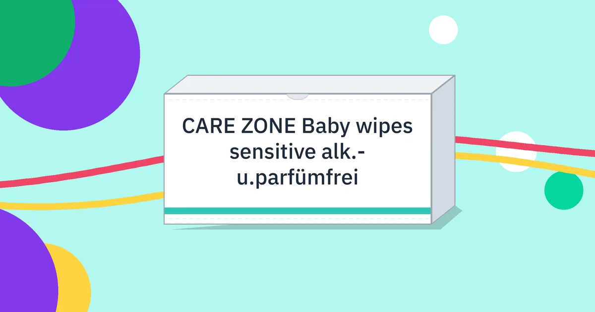 Symbolbild: Packung mit der Aufschrift CARE ZONE Baby wipes sensitive alk.-u.parfümfrei (PZN 20131431) – Verfügbarkeit und Bezug in Apotheken in Frankfurt am Main