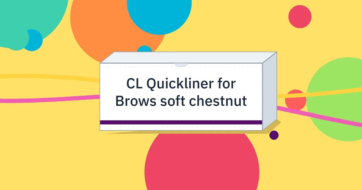 Symbolbild: Packung mit der Aufschrift CL Quickliner for Brows soft chestnut (PZN 20028957) – Verfügbarkeit und Bezug in Apotheken in Frankfurt am Main