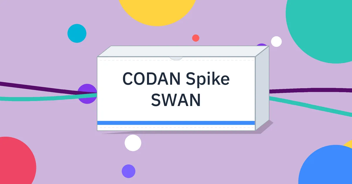 Symbolbild: Packung mit der Aufschrift CODAN Spike SWAN (PZN 08848563) – Verfügbarkeit und Bezug in Apotheken in Frankfurt am Main