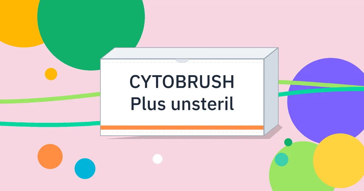 Symbolbild: Packung mit der Aufschrift CYTOBRUSH Plus unsteril (PZN 04330467) – Verfügbarkeit und Bezug in Apotheken in Frankfurt am Main