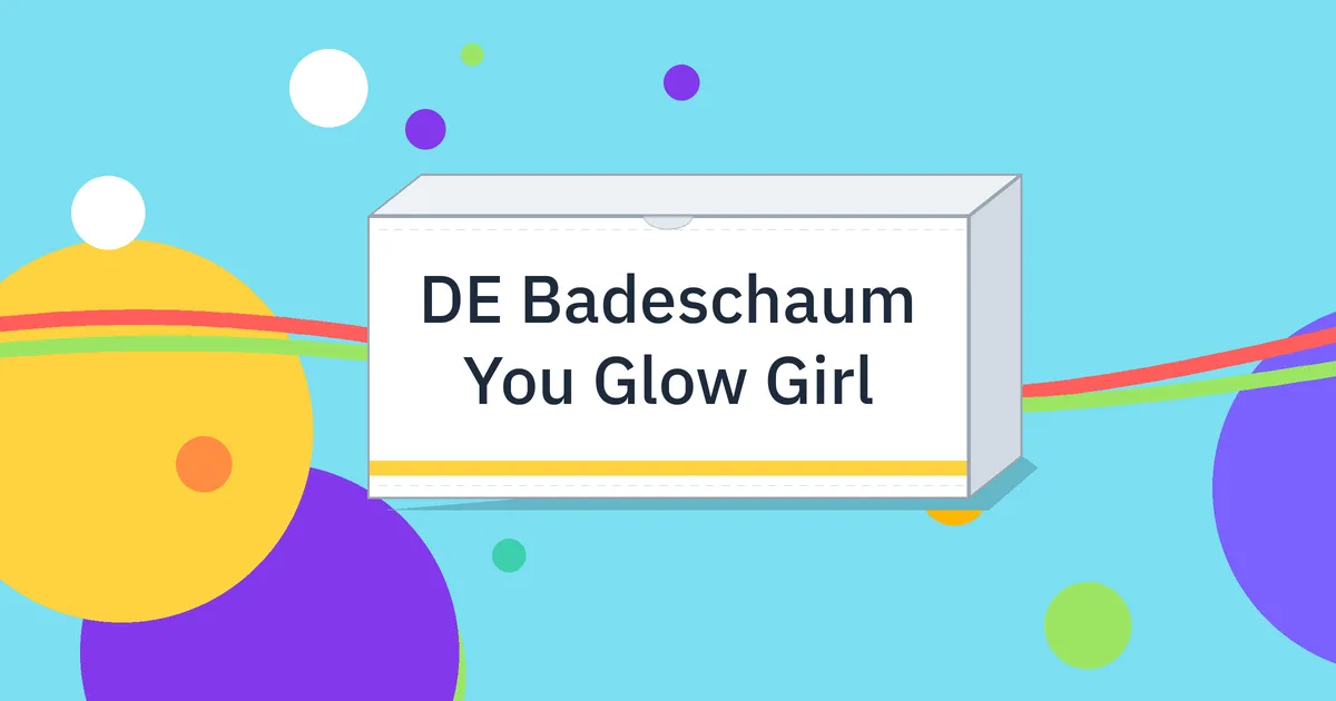 Symbolbild: Packung mit der Aufschrift DE Badeschaum You Glow Girl (PZN 17888024) – Verfügbarkeit und Bezug in Apotheken in Frankfurt am Main