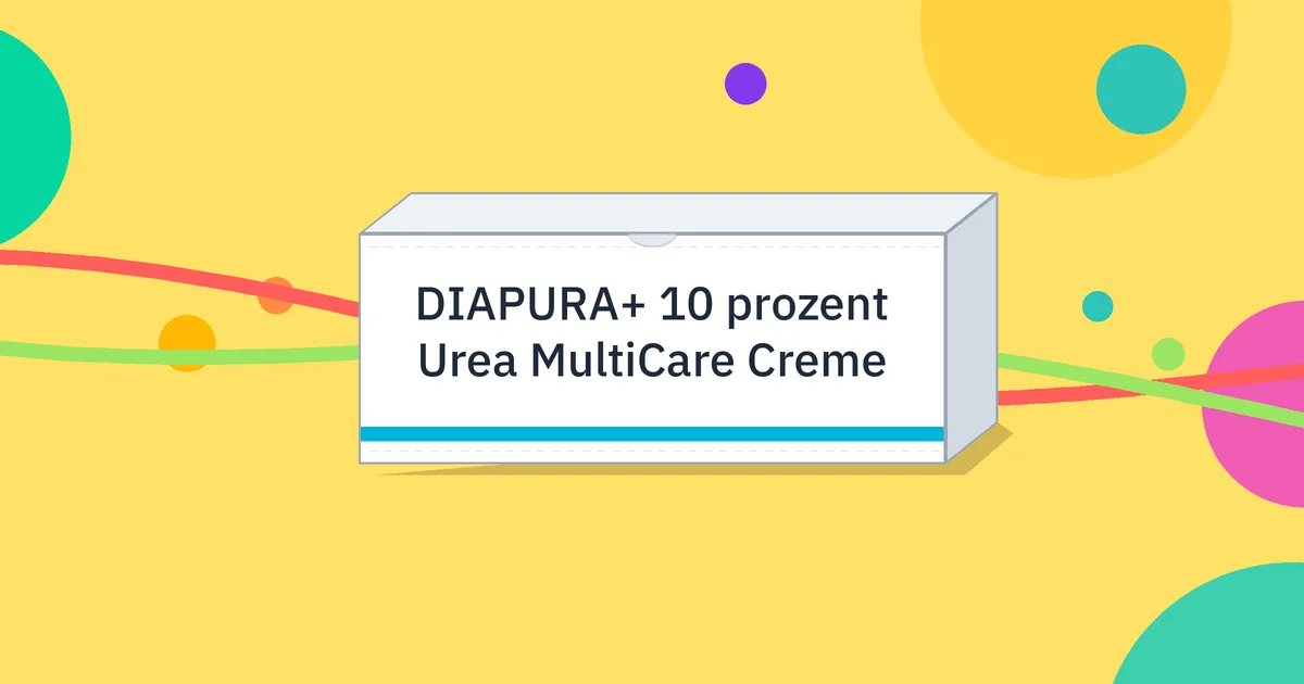 Symbolbild: Packung mit der Aufschrift DIAPURA+ 10 prozent Urea MultiCare Creme (PZN 19860202) – Verfügbarkeit und Bezug in Apotheken in Frankfurt am Main