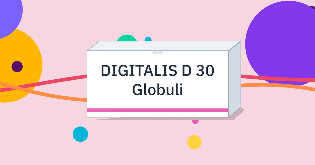 Symbolbild: Packung mit der Aufschrift DIGITALIS D 30 Globuli (PZN 04215157) – Verfügbarkeit und Bezug in Apotheken in Frankfurt am Main