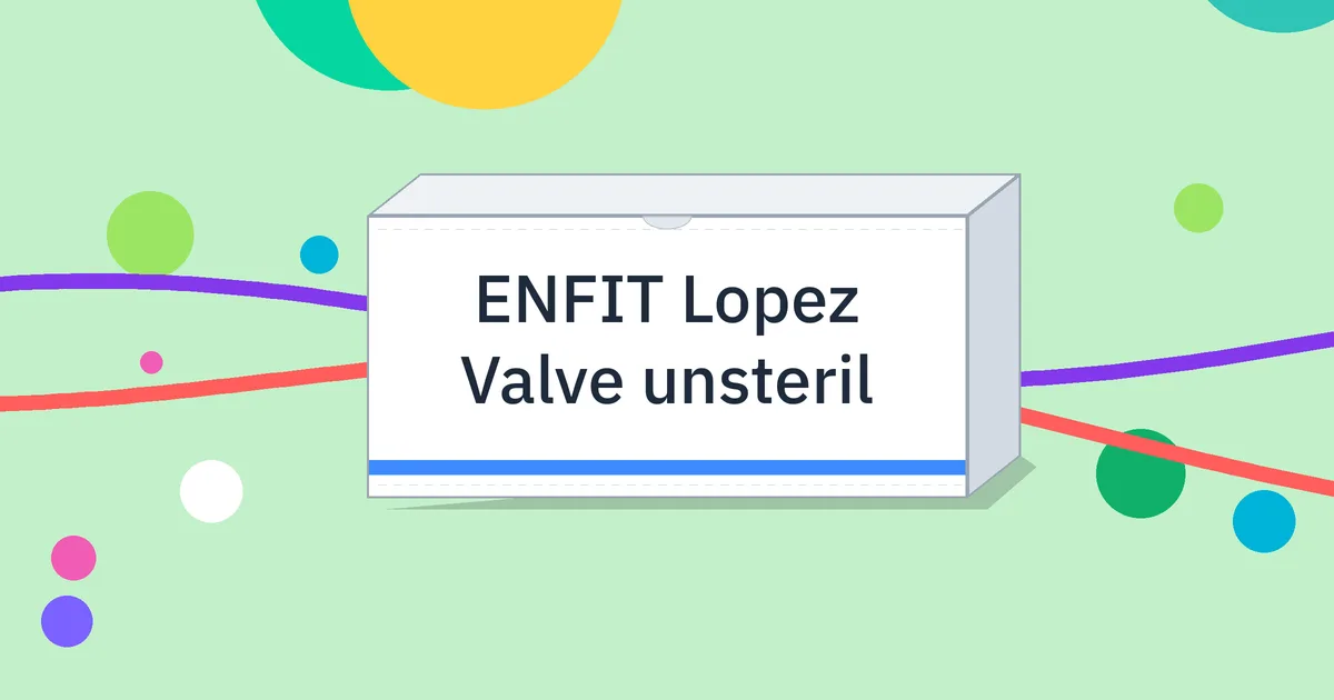 Symbolbild: Packung mit der Aufschrift ENFIT Lopez Valve unsteril (PZN 14300705) – Verfügbarkeit und Bezug in Apotheken in Frankfurt am Main