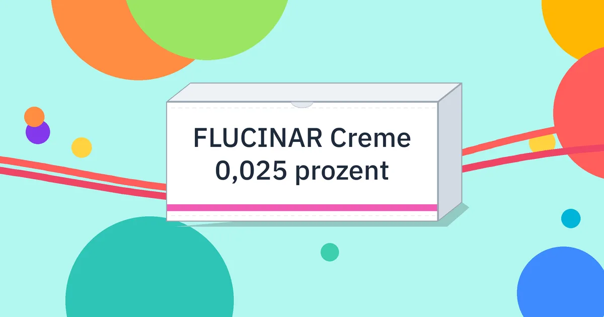 Symbolbild: Packung mit der Aufschrift FLUCINAR Creme 0,025 prozent (PZN 04010969) – Verfügbarkeit und Bezug in Apotheken in Frankfurt am Main