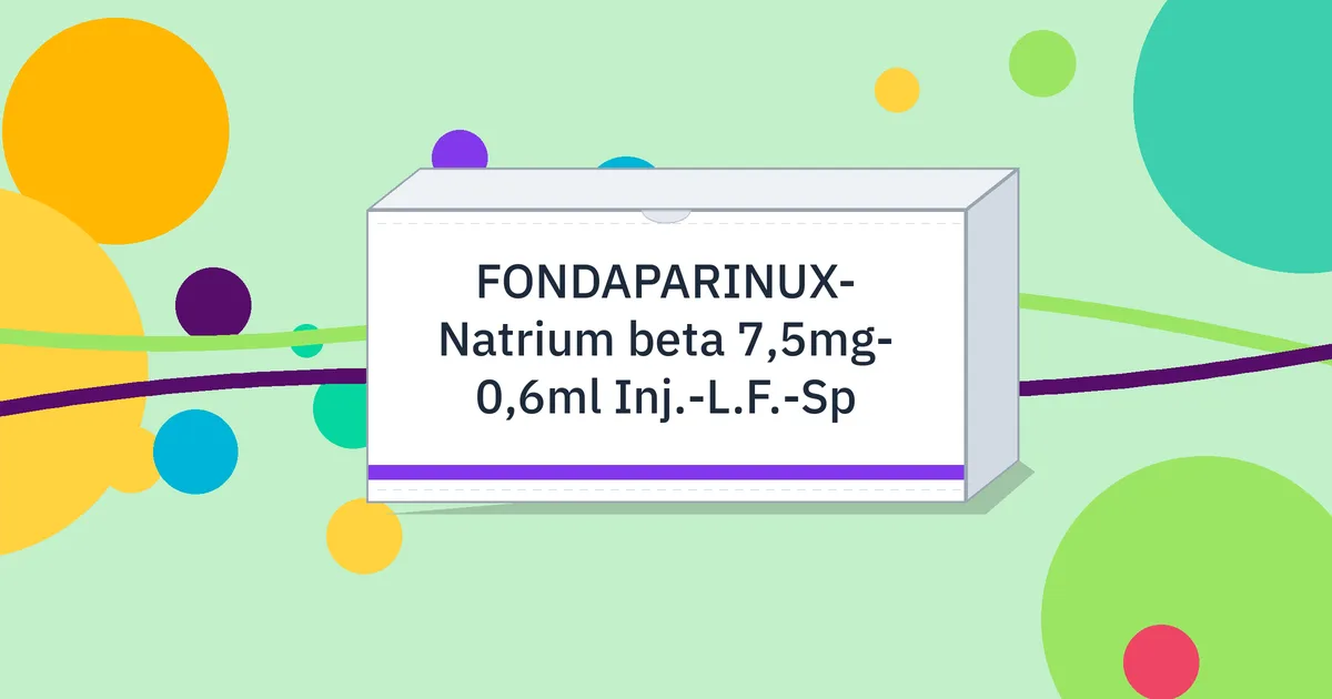 Symbolbild: Packung mit der Aufschrift FONDAPARINUX-Natrium beta 7,5mg-0,6ml Inj.-L.F.-Sp (PZN 09225031) – Verfügbarkeit und Bezug in Apotheken in Frankfurt am Main