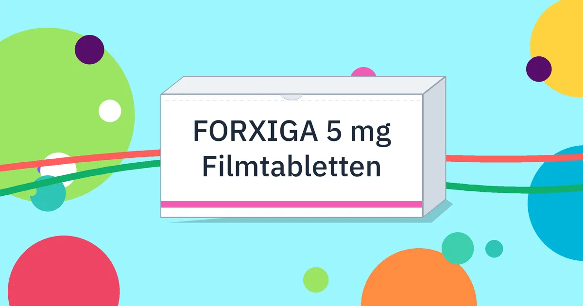 Symbolbild: Packung mit der Aufschrift FORXIGA 5 mg Filmtabletten (PZN 18232834) – Verfügbarkeit und Bezug in Apotheken in Frankfurt am Main