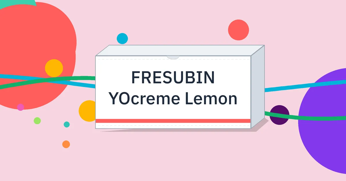 Symbolbild: Packung mit der Aufschrift FRESUBIN YOcreme Lemon (PZN 09510168) – Verfügbarkeit und Bezug in Apotheken in Frankfurt am Main