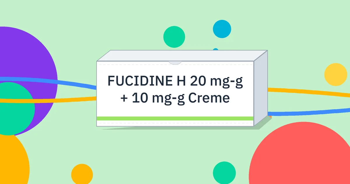 Symbolbild: Packung mit der Aufschrift FUCIDINE H 20 mg-g + 10 mg-g Creme (PZN 09078995) – Verfügbarkeit und Bezug in Apotheken in Frankfurt am Main