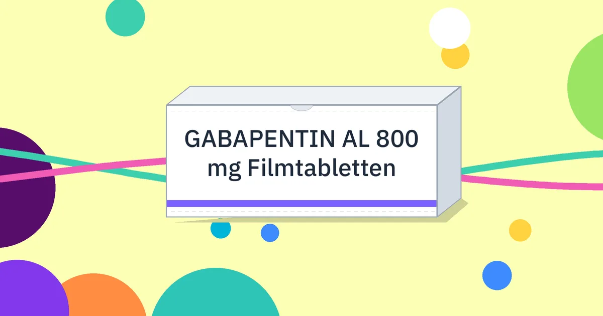 Symbolbild: Packung mit der Aufschrift GABAPENTIN AL 800 mg Filmtabletten (PZN 00038698) – Verfügbarkeit und Bezug in Apotheken in Frankfurt am Main