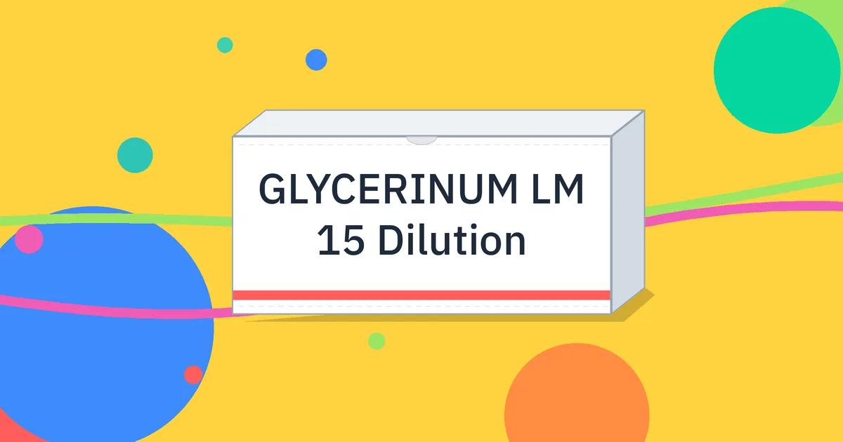 Symbolbild: Packung mit der Aufschrift GLYCERINUM LM 15 Dilution (PZN 12880383) – Verfügbarkeit und Bezug in Apotheken in Frankfurt am Main