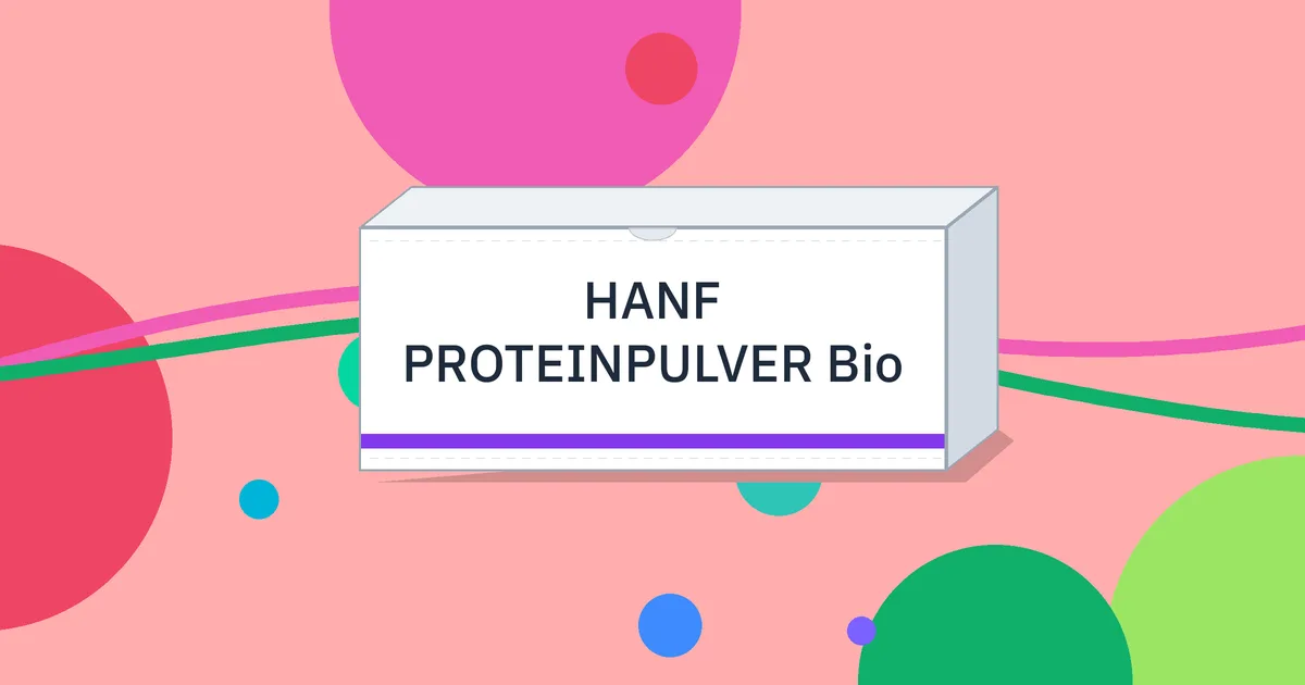 Symbolbild: Packung mit der Aufschrift HANF PROTEINPULVER Bio (PZN 12373798) – Verfügbarkeit und Bezug in Apotheken in Frankfurt am Main