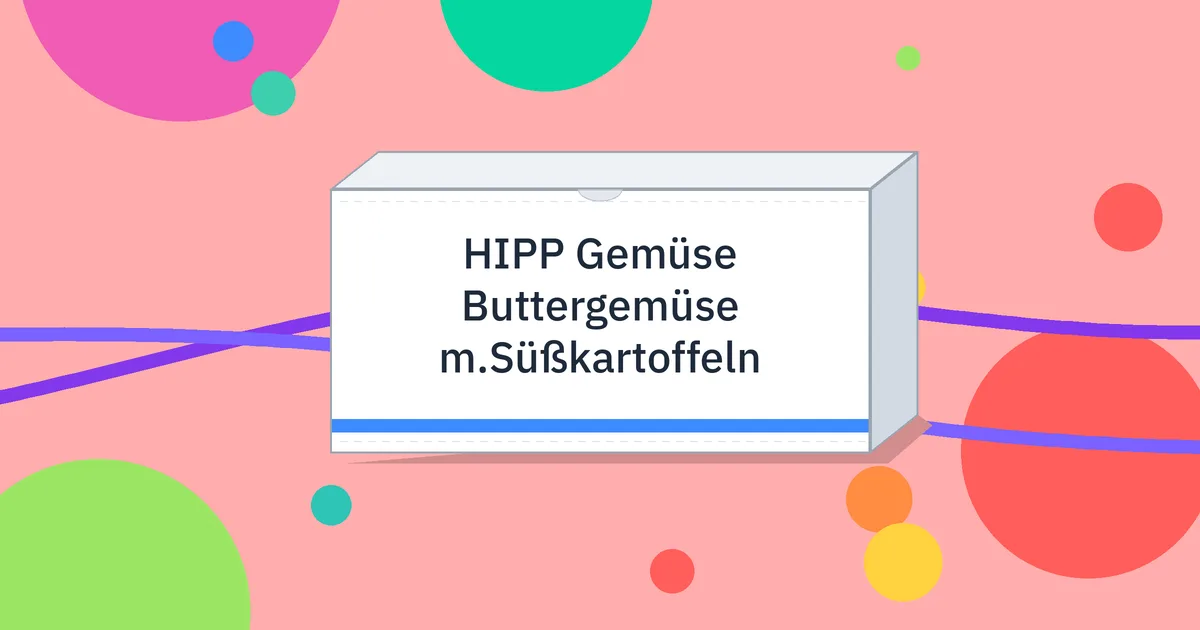 Symbolbild: Packung mit der Aufschrift HIPP Gemüse Buttergemüse m.Süßkartoffeln (PZN 08404688) – Verfügbarkeit und Bezug in Apotheken in Frankfurt am Main