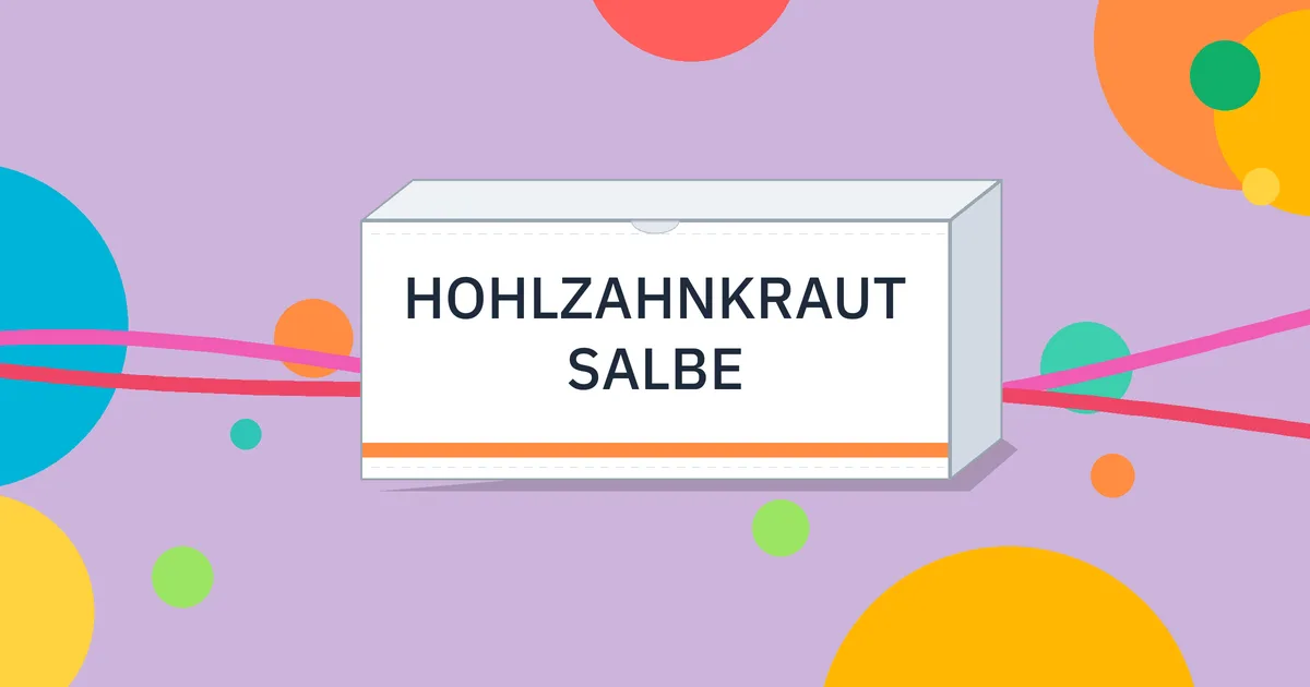 Symbolbild: Packung mit der Aufschrift HOHLZAHNKRAUT SALBE (PZN 18091517) – Verfügbarkeit und Bezug in Apotheken in Frankfurt am Main