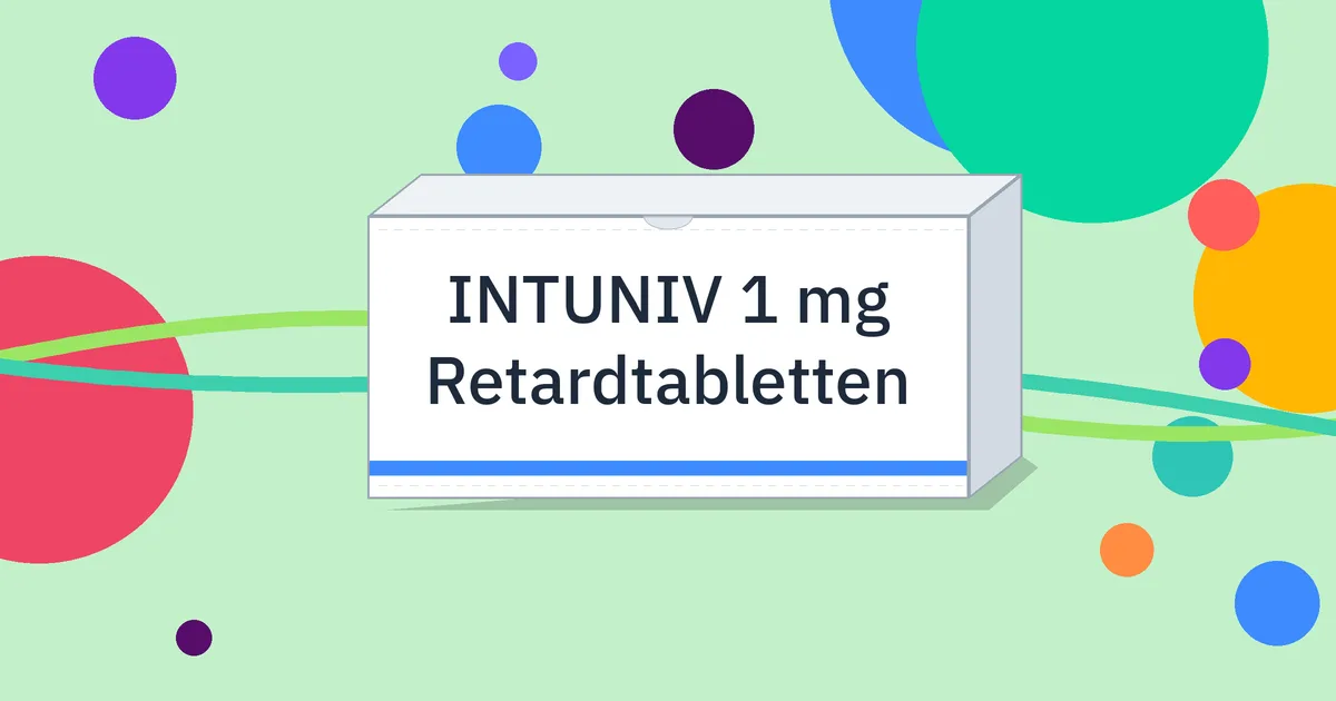 Symbolbild: Packung mit der Aufschrift INTUNIV 1 mg Retardtabletten (PZN 11383257) – Verfügbarkeit und Bezug in Apotheken in Frankfurt am Main