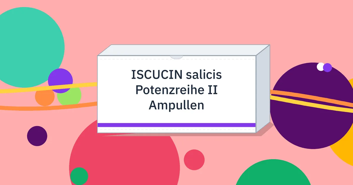 Symbolbild: Packung mit der Aufschrift ISCUCIN salicis Potenzreihe II Ampullen (PZN 03083587) – Verfügbarkeit und Bezug in Apotheken in Frankfurt am Main
