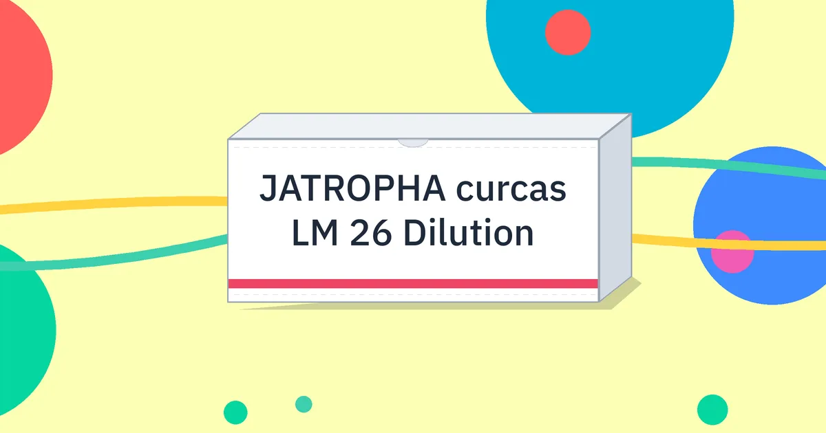 Symbolbild: Packung mit der Aufschrift JATROPHA curcas LM 26 Dilution (PZN 13562490) – Verfügbarkeit und Bezug in Apotheken in Frankfurt am Main
