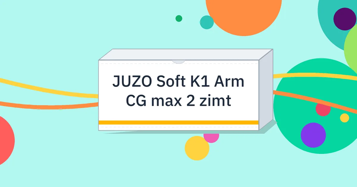 Symbolbild: Packung mit der Aufschrift JUZO Soft K1 Arm CG max 2 zimt (PZN 15510155) – Verfügbarkeit und Bezug in Apotheken in Frankfurt am Main