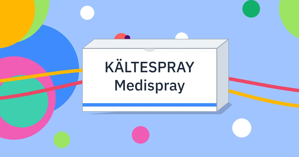 Symbolbild: Packung mit der Aufschrift KÄLTESPRAY Medispray (PZN 01476584) – Verfügbarkeit und Bezug in Apotheken in Frankfurt am Main