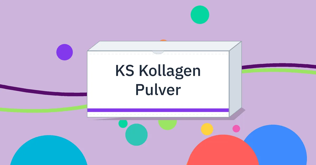 Symbolbild: Packung mit der Aufschrift KS Kollagen Pulver (PZN 20583624) – Verfügbarkeit und Bezug in Apotheken in Frankfurt am Main