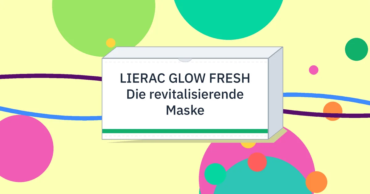 Symbolbild: Packung mit der Aufschrift LIERAC GLOW FRESH Die revitalisierende Maske (PZN 20605857) – Verfügbarkeit und Bezug in Apotheken in Frankfurt am Main