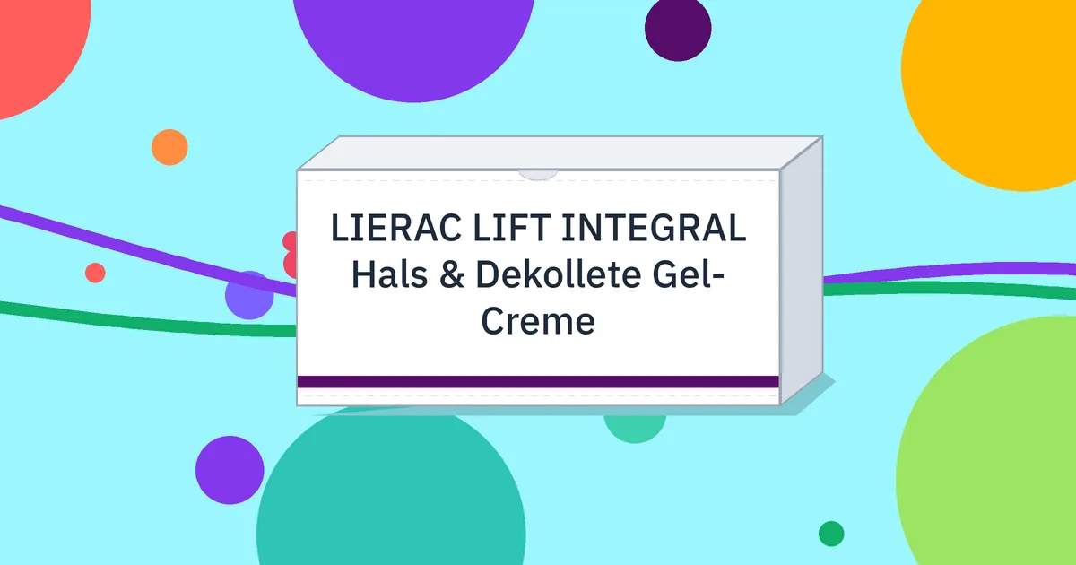 Symbolbild: Packung mit der Aufschrift LIERAC LIFT INTEGRAL Hals & Dekollete Gel-Creme (PZN 15399634) – Verfügbarkeit und Bezug in Apotheken in Frankfurt am Main