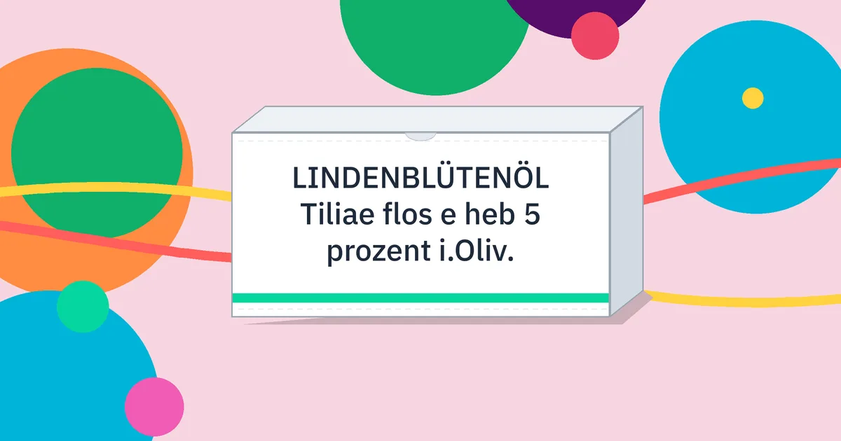 Symbolbild: Packung mit der Aufschrift LINDENBLÜTENÖL Tiliae flos e heb 5 prozent i.Oliv. (PZN 02467469) – Verfügbarkeit und Bezug in Apotheken in Frankfurt am Main