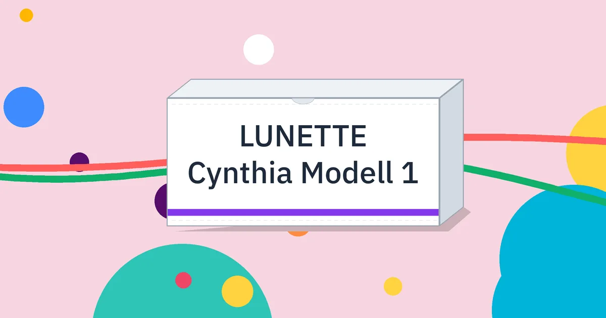 Symbolbild: Packung mit der Aufschrift LUNETTE Cynthia Modell 1 (PZN 09396815) – Verfügbarkeit und Bezug in Apotheken in Frankfurt am Main