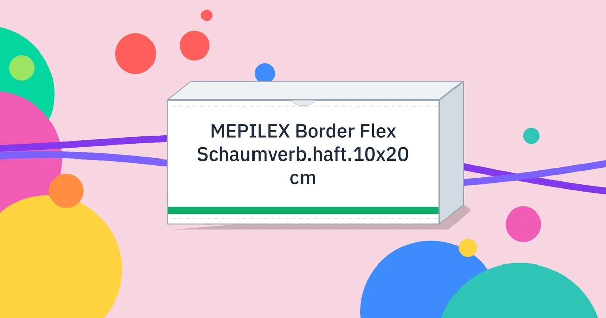 Symbolbild: Packung mit der Aufschrift MEPILEX Border Flex Schaumverb.haft.10x20 cm (PZN 18731129) – Verfügbarkeit und Bezug in Apotheken in Frankfurt am Main