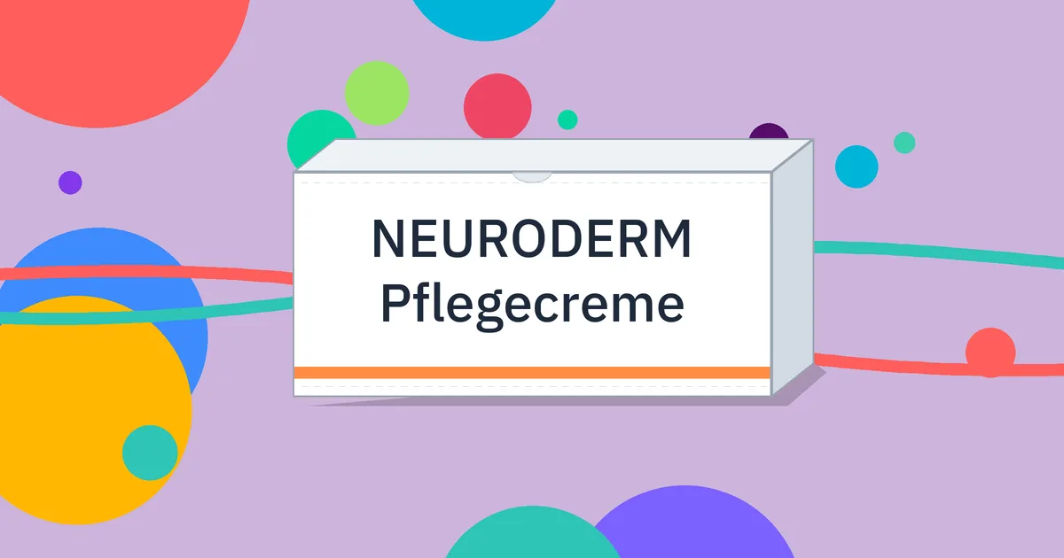 Symbolbild: Packung mit der Aufschrift NEURODERM Pflegecreme (PZN 14057989) – Verfügbarkeit und Bezug in Apotheken in Frankfurt am Main