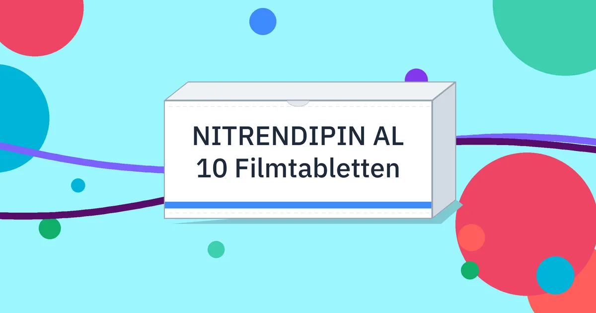 Symbolbild: Packung mit der Aufschrift NITRENDIPIN AL 10 Filmtabletten (PZN 00227809) – Verfügbarkeit und Bezug in Apotheken in Frankfurt am Main