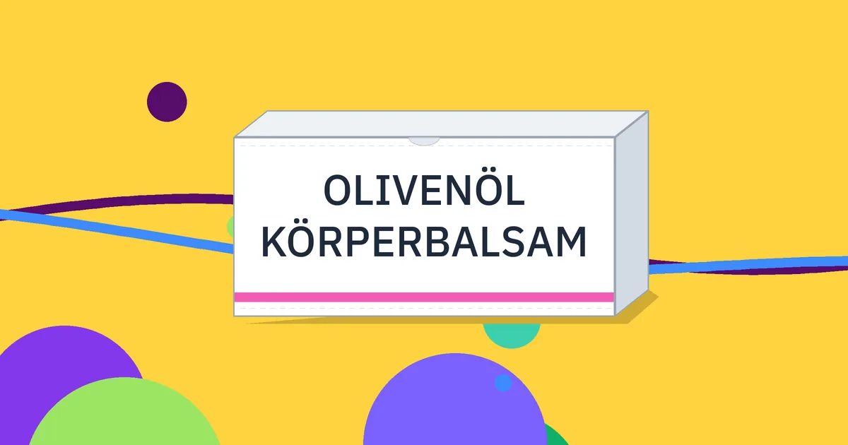 Symbolbild: Packung mit der Aufschrift OLIVENÖL KÖRPERBALSAM (PZN 03024461) – Verfügbarkeit und Bezug in Apotheken in Frankfurt am Main