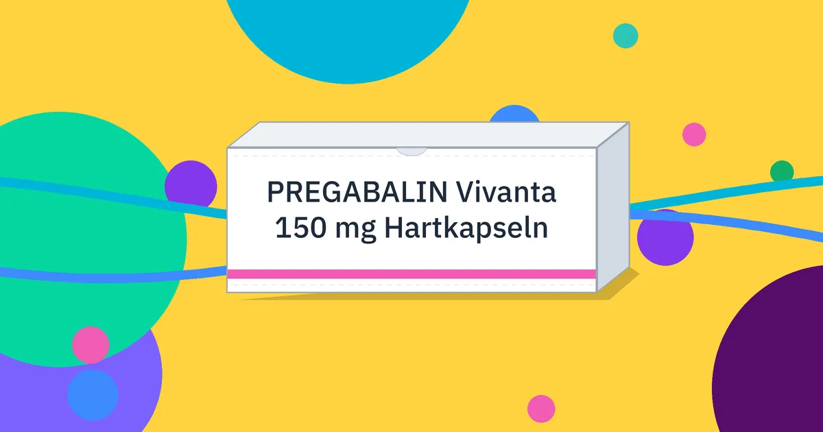 Symbolbild: Packung mit der Aufschrift PREGABALIN Vivanta 150 mg Hartkapseln (PZN 16663607) – Verfügbarkeit und Bezug in Apotheken in Frankfurt am Main