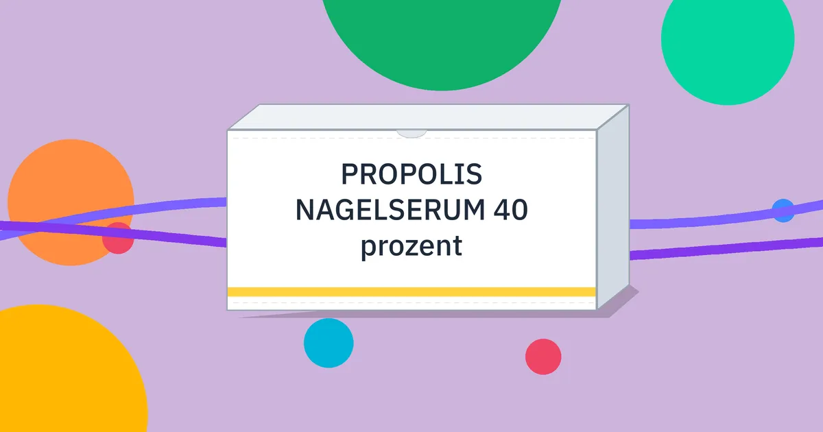 Symbolbild: Packung mit der Aufschrift PROPOLIS NAGELSERUM 40 prozent (PZN 20892271) – Verfügbarkeit und Bezug in Apotheken in Frankfurt am Main