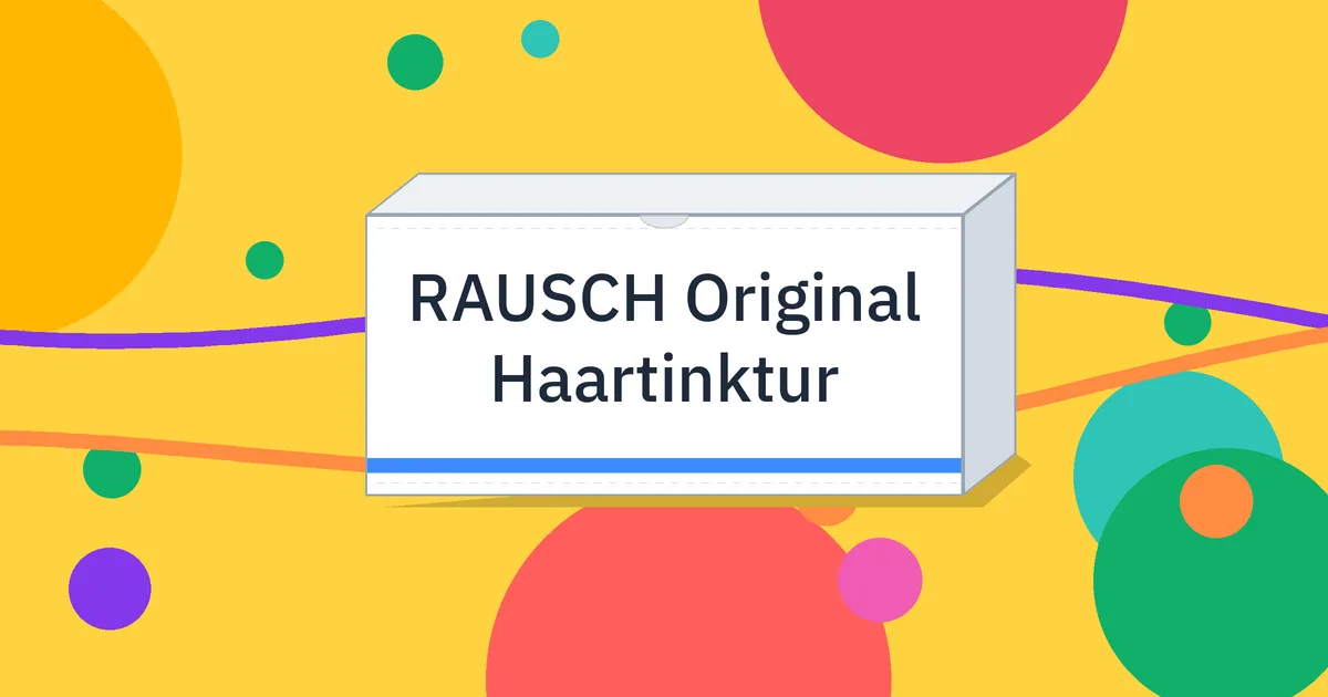 Symbolbild: Packung mit der Aufschrift RAUSCH Original Haartinktur (PZN 18742854) – Verfügbarkeit und Bezug in Apotheken in Frankfurt am Main