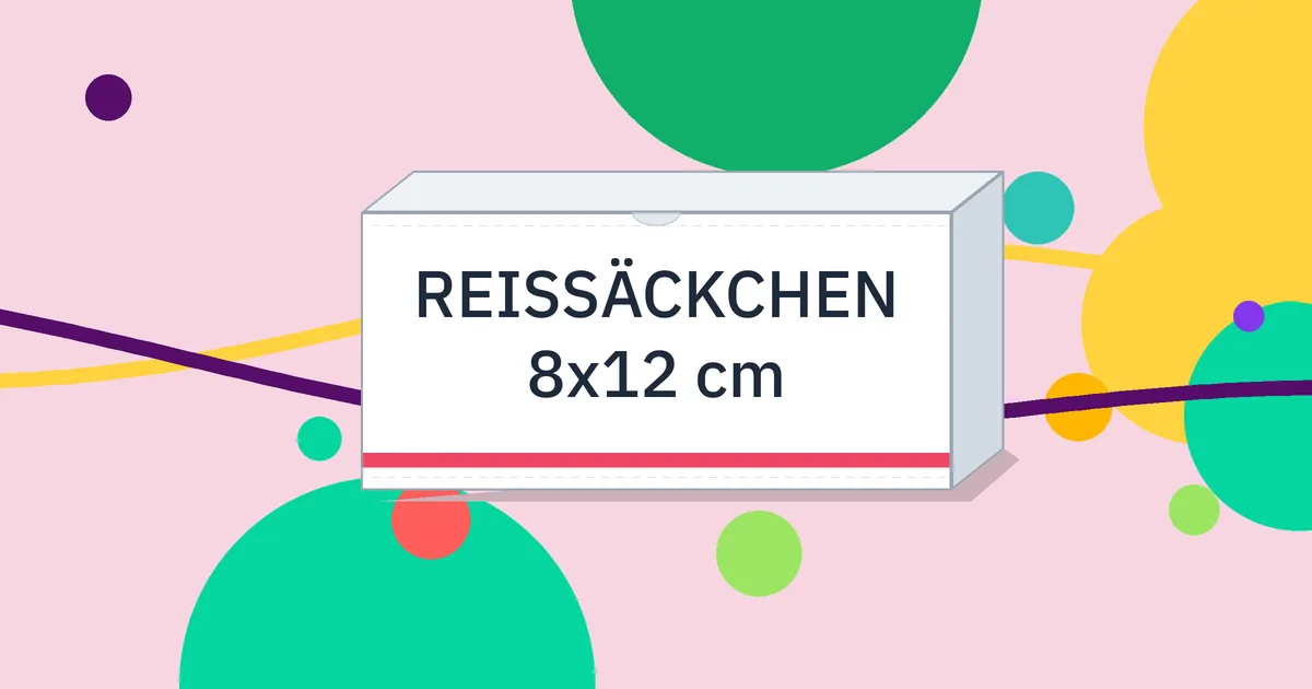 Symbolbild: Packung mit der Aufschrift REISSÄCKCHEN 8x12 cm (PZN 00661279) – Verfügbarkeit und Bezug in Apotheken in Frankfurt am Main