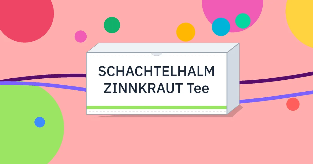 Symbolbild: Packung mit der Aufschrift SCHACHTELHALM ZINNKRAUT Tee (PZN 19214301) – Verfügbarkeit und Bezug in Apotheken in Frankfurt am Main
