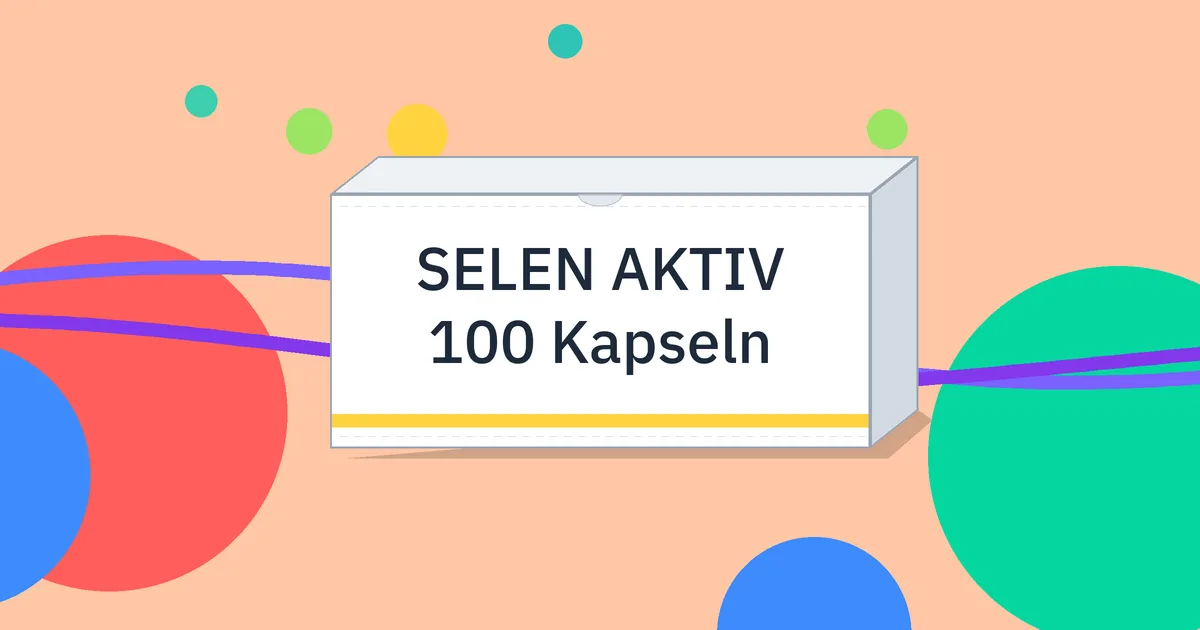 Symbolbild: Packung mit der Aufschrift SELEN AKTIV 100 Kapseln (PZN 16839466) – Verfügbarkeit und Bezug in Apotheken in Frankfurt am Main